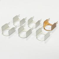 China Custom Sheet Metal Fabrication Stamped Spring Contacts Matte Bright Tin Plated Phosphor Bronze Spring Clips for sale