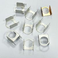 China Custom Sheet Metal Fabrication Stamped Spring Contacts Matte Bright Tin Plated Phosphor Bronze Spring Clips for sale