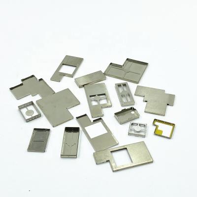 China Custom Stamping  Nickel Silver Tinplate Rf Shield case  PCB EMI Shielding Can Rf Shield for Pcb and 5G Telecommunication for sale