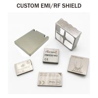 China Custom RF Shielding Cover with Laser Engraved Pattern EMI RFI Shielding Can for PCB Electronic Communication Devices for sale