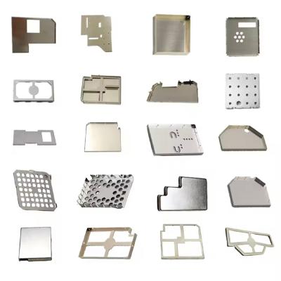 China OEM Custom Stamping RF Shield Cover EMI Shielding Can Tinplate Nickel Silver Stainless Steel 0.1mm-12mm Thickness C7701 C7521 for sale