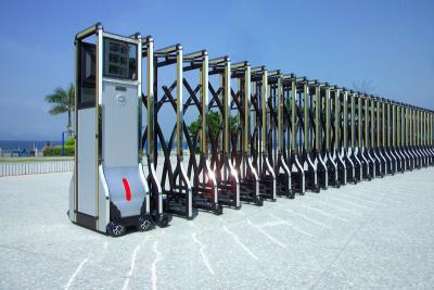China Trackless Operation Wireless Automatic Folding Gate of LED Display for sale