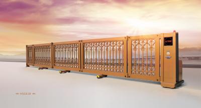 China Trackless Telescopic Sliding Gate for sale