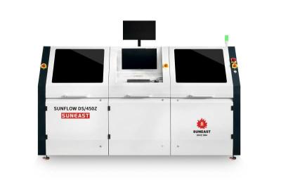 China Selective Solder Machine Hot Air With Dual Electromagnetic Pumps for sale