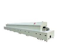 China 500mm Width Conveyorized Oven Force Bone Net Conveyor Tunnel Oven for sale