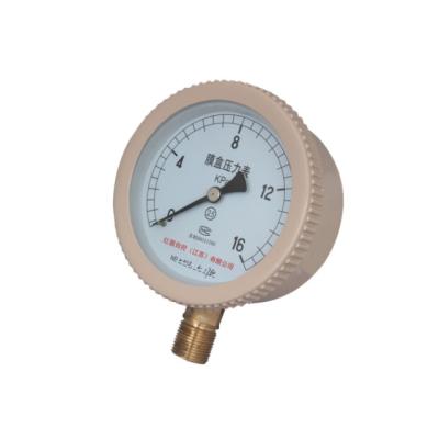 China 2.3 Inch 60MM Industrial Capsule Pressure Gauge for sale