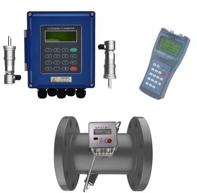 China Portable ultrasonic flowmeter for sale