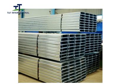 China Construction Materials C Channel Galvanized Steel , Steel Channel Beam Anti Rust for sale