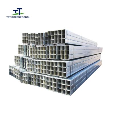 China 4x4 ASTM Galvanized Box Tubing , Galv Box Section Profile Industrial Grade for sale