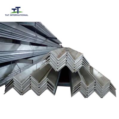 China ASTM DIN GB Galvanized Steel Angle 100x100x10 Non Deformation Smooth Surface for sale
