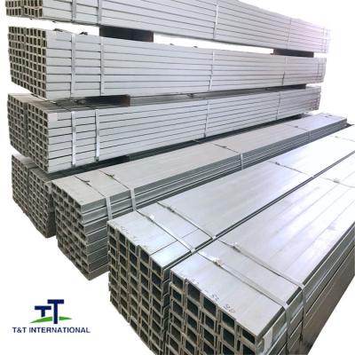 China JIS Standard Galvanized U Channel , Stainless U Channel 65*125 Customized Size for sale