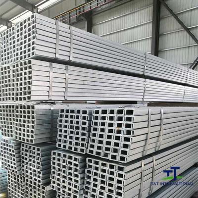 China Lightweight U Shaped Channel , Formed Steel U Channel Iron Metal Long Length for sale