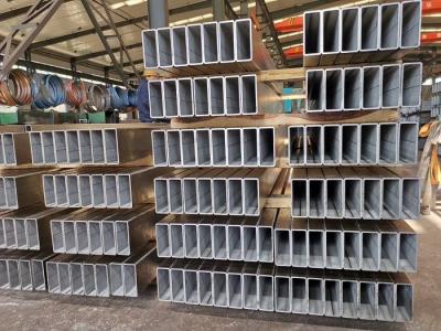 China Structural Galvanised Steel Box Section , Galvanised Rectangular Tube Posts Durable for sale