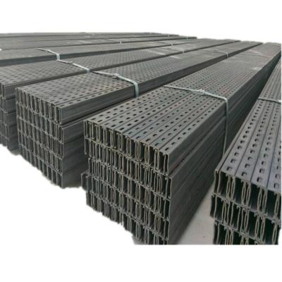 China Q235B Material C Channel Beam Dilled Or Punched Enough Stock Long Durable for sale
