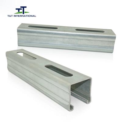China Hot Rolled  C Channel Galvanized Steel Spray Painting Surface Treatment for sale