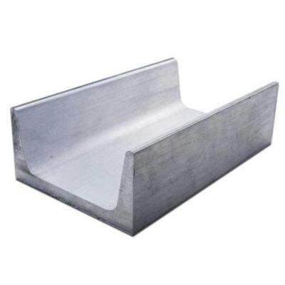 China JIS SS400 Galvanized U Channel Rigid Sturdy Design Wide Application Durable for sale