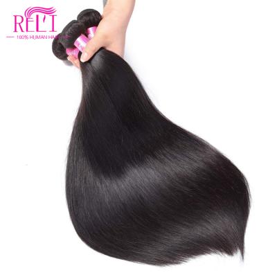 China 12A Grade Real Brazilian Virgin Hair Unprocessed Silky Straight Human Hair Bundles for sale