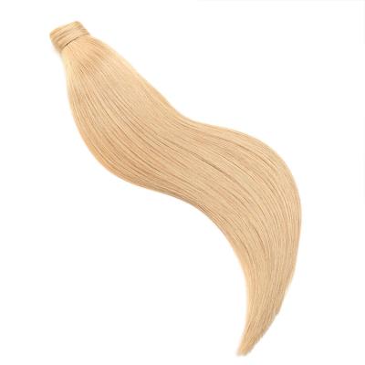 China Wholesale top quality remy black straight ponytail natural hair for sale