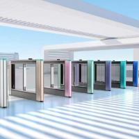 China 40W Motor Power Swing Barrier Turnstile for Smooth Entry Management 120*1400 Mm *980 mm for sale