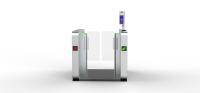 China 1400 X 10 X 1000 Mm Cabinet Size Speed Gate Barrier Turnstile Powered by DC 24 V Servo Drive for sale