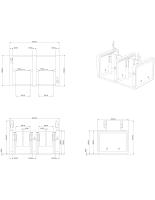 China 1400 X 10 X 1000 Mm Cabinet Size Speed Gate Barrier Turnstile Powered by DC 24 V Servo Drive for sale