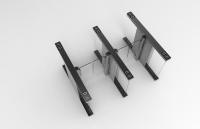 China Servo Solution Speedlane Optical Swing Barrier Turnstile Speed Gate for sale