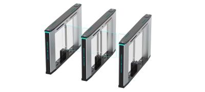 China Fitness Center Entry Swing Barrier Rfid Qr Code Reader Access Control Solution Gym Machine Swing Barrier Speed Gate for sale