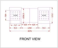 China Surface Mounted Passenger Sliding Door Automatic  For Subway Bay Gate for sale