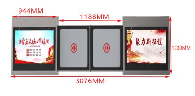 China Manual Lock Steel Construction Platform Screen Doors For Industrial And Commercial for sale
