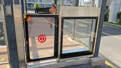 China Height 1.5m To 3m Psd Platform Screen Doors Easy Installation Process for sale