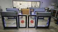 China Surface Mounted Passenger Sliding Door Automatic  For Subway Bay Gate for sale