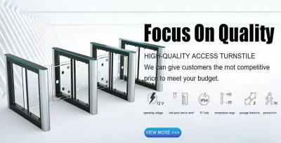 China Speed Gate Turnstile with Direction Indicator and LED Lights to Clearly Show Passage Status and Improve User Experience for sale
