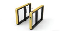 China Golden Color Smart Speed Turnstile Gate with Card Reader for sale