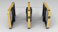 China Facial recognition Automatic Golden Speed gate turnstile School turnstile with Servo Motor for sale