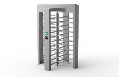 China Stainless Steel Access Control Pedestrian Full Height Turnstiles For Construction Site for sale