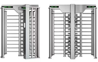 China Stainless Steel Full Height Cross Turnstile Gater for Residential Access Control for sale