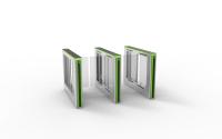 China New Model Servo Motor Control Pedestrian Fastlane Waist High Turnstile Gate for sale