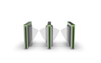 China Faces Recognition Qr Code Flap Barrier Turnstile Anti-clip and Anti-tailgating Security Turnstile Gate for school for sale