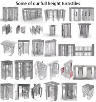 China 304 Stainless Steel Single Lane Full Height Turnstiles Designed for Construction Site for sale