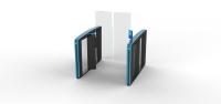 China Heavy Duty Barrier Turnstile Gate Featuring Motorized Operation Suitable for Crowd Control and Secure Entry Systems for sale