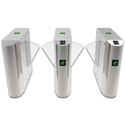 China Flap Barrier Turnstile Security Gate Solution Designed to Prevent Unauthorized Access and Ensure Safety in Public Areas for sale