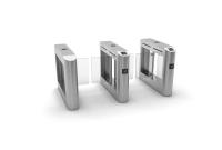 China Swing Barrier Turnstile RFID Face Recognition For The Commercial Center for sale