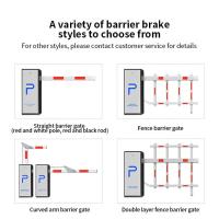 China Heavy Duty Swing Arm Barrier Gate Featuring Motorized Operation Ideal for Commercial Parking and Traffic Control Applications for sale