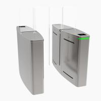 China Finger Print Reader Entrance Control Sliding Barrier Automated Entrance Gym Membership Turnstile for sale
