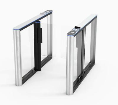 China Android Face Recognition Speed Gate Turnstile Aluminum Material Plus RFID Qr Code Reader Automatic Security Entrance Turnstile Gate for sale