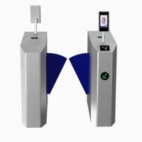 China Supermarket Flap Barrier Gate RFID Access Control Turnstile Security Gate for sale