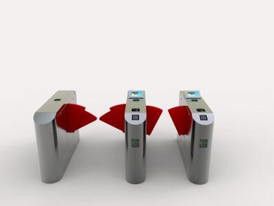 China Smart Speed Pedestrian Control Flap Barrier Gate for Supermarket Turnstile for sale