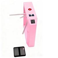 China Pink Color Cleanroom  ESD Electrostatic Test Tripod Turnstile Gate for sale
