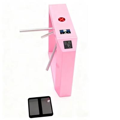 China Pink Color Cleanroom  ESD Electrostatic Test Tripod Turnstile Gate for sale