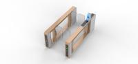 China High End  AB Swing Turnstile Gate With High Safe Level Full Height Turnstile for sale